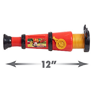 Disney Junior Mickey Mouse Adventure Spyglass with Sounds, Pirate Dress Up and Pretend Play, Kids Toys for Ages 3 Up by Just Play