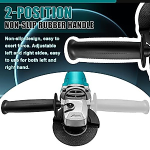 Cordless Angle Grinder for Makita Battery, ConBlom 4 Inch Brushless Power Metal Grinder Tool 8,000RPM, Battery Angle Grinder 3 Speed Control for Cutting, Grinding (Tool Only)