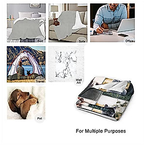 SHIYEL Custom Blanket with Photos for Cat Mom Ever, Personalized Picture Throw Blankets for Mother Friends, Customizable Blanket for Family Pets Gifts for Women Souvenirs, 4 Photos Collage Made In USA