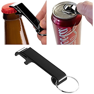 NLAAHCE Can Opener Smooth Edge - Safety Can Opener Manual, Handheld Can Opener features Ergonomics Design for Seniors with Arthritis and Weak Hands, with Bottle Opener Set
