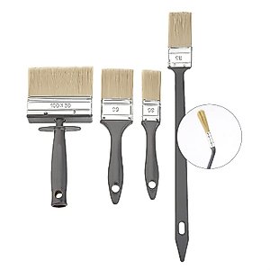Amazon Basics Universal Decorating Brush Set, 4-Piece, 17.72 x 5.9 x 1.97 inch, Black