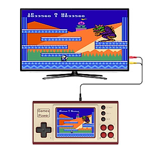 Lcnylfjs Kids Portable Handheld Handheld Game Console, 500 Classic FC Games, 3.0 Inch Color Screen, Rechargeable Battery Support Connect TV, Retro Toys for Boys and Girls Birthdays (red)