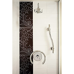 Seachrome 24 inch Bathroom Wave Grab Bar Satin Finish