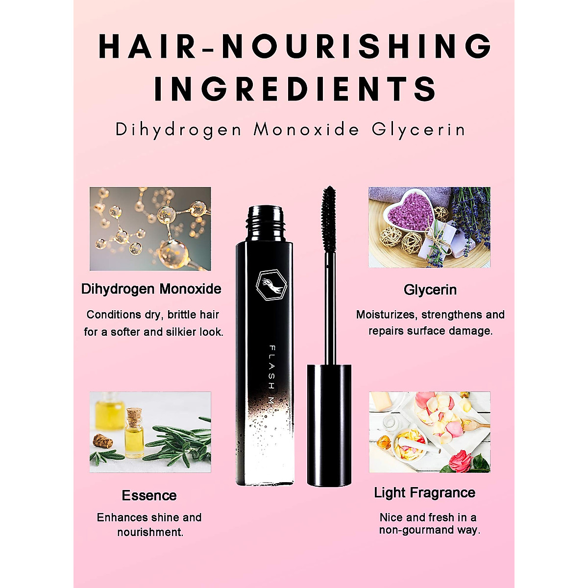 Anti Frizz Hair Flyaway Tamer Hair Mascara Flyaway Hair Stick - Hair Finishing Stick - Baby Hair Brush - Edge Brush for Baby Hair Frizzy Hair Products Glue Spray Hair Wax Stick Hair Gel For Women