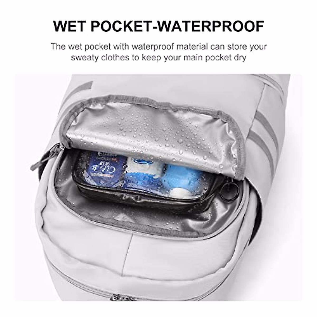 Gym Backpack for Women with Shoes Compartment & Wet Pocket, Large Women Travel Backpack Water Resistant, Sports Swimming Backpack Gym Bag