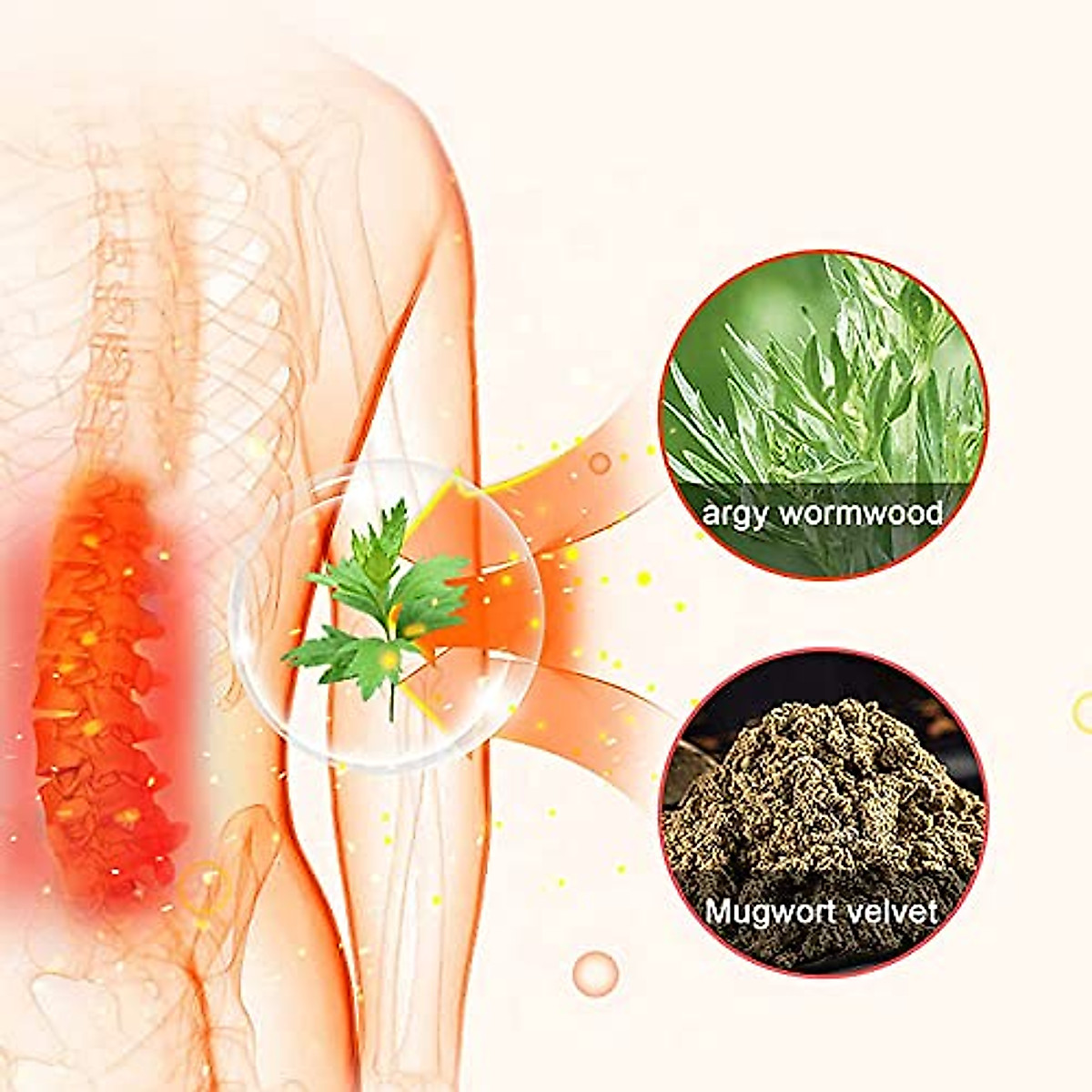 Self-Heating Wormwood Waist Belt, Magnetic Nursing Lumbar Support Waist Heating, 45° Lasting Self Heating Breathable Support Belt, Portable Menstrual Heating Pad, for Abdominal Pain Relief. (S)