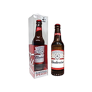 Budweiser Bluetooth Bottle Speaker Authentic Design Wireless Budweiser Red Speaker, Loud Audio Beer Speaker- Bud Weiser Red