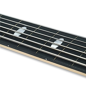 Fretless 6 String Electric Bass Guitar Millettia Laurentii+Okoume body