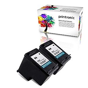 Printronic Remanufactured Ink Cartridge Replacement for HP 94 C8765WN (2 Black)