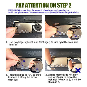 Book Safe with Combination Lock - Jssmst Home Dictionary Diversion Metal Safe Lock Box, SM-BS0405S, Navy Small