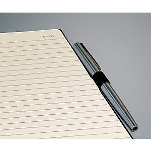 SIGEL C2415 Conceptum Weekly planner and notes 2024, approx. A6, black, hardcover, 2 pages = week on left/notes on right, 176 pages