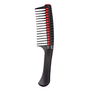 KAISIDA Professional Anti Splicing Detangling Roller Comb, Integrated Roller Hair Comb，Professional Hair Dyeing Comb, Hair Daily Care Comb