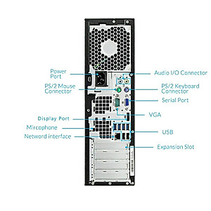 Dell Optiplex 7010 Desktop Computer Tower PC (Intel Core i5-3470, 8GB Ram, 256GB SSD, DVD-RW, WiFi, Keyboard Mouse) Windows 10 (Renewed)