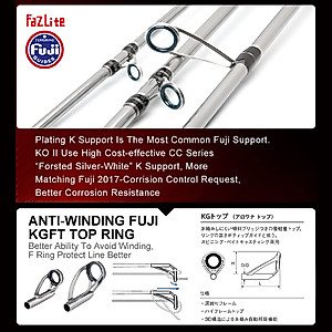 Kingdom Silver Needle Fishing Rods Ultralight Fast Spinning Rod Fuji Ring 2 Section UL L ML M MH Fuji Ring Carbon Casting Travel Rod