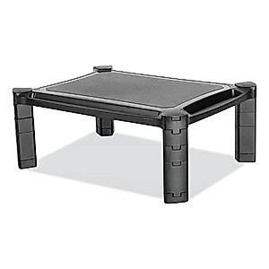 Innovera IVR55051 Large Monitor Stand With Cable Management, 12.99" X 17.1" X 6.6", Black, Supports 22 Lbs