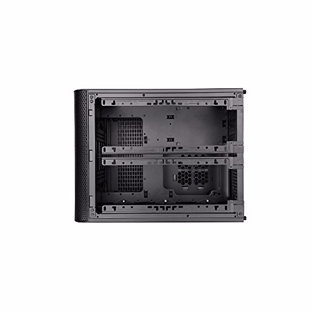 Thermaltake Core V21 SPCC Micro ATX, Mini ITX Cube Gaming Computer Case Chassis, Small Form Factor Builds, 200mm Front Fan Pre-installed, CA-1D5-00S1WN-00 Black