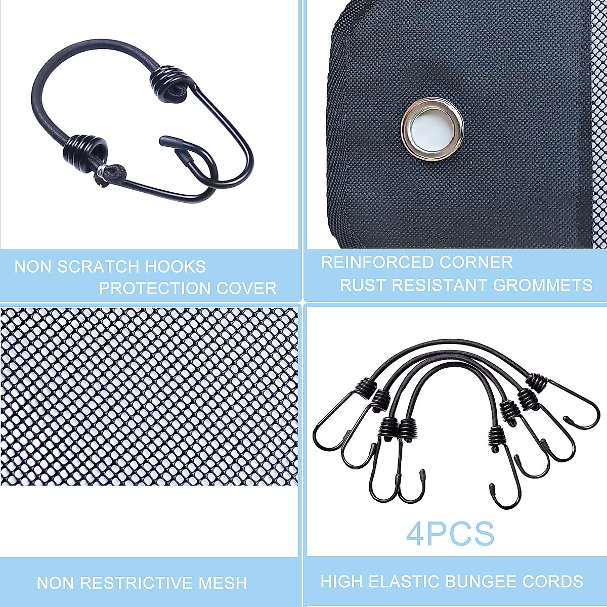 Air Conditioner Covers for Outside Units Central Top Universal Mesh Outdoor AC Unit Defender Heat Pump Conditioning Cover (32 x 32 inch), Black