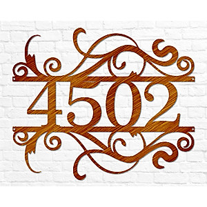 House Number Sign | Metal Address Sign | Address Plaque | Home Number Sign | Custom Address Decor | House Warming Gift | Front Door Sign
