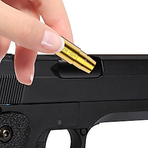 Tipfun 9mm Bore Sight Cal Red Dot Boresighter Rem Gauge Laser Sight with 3 Sets of Batteries