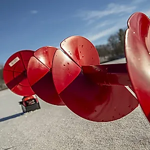 Eskimo 35600 Pistol Bit 8" Ice Auger Drill Adaptive Ice Auger Weighs only 3.9 Pounds, Centering Point, Redrills Old Holes Easily Extremely Fast Cutting, 42",3-Year Warranty