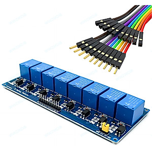 WWZMDiB 12V 8 Channel Relay Module Board for Arduino DSP AVR PIC ARM