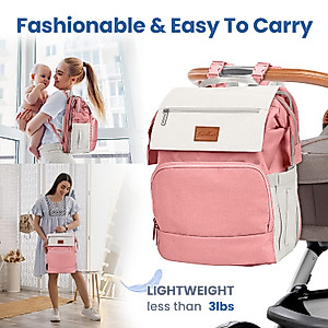 PILLANI Baby Essentials: Seat Cover & Diaper Bag for Girls