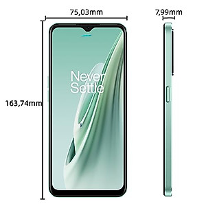 ONEPLUS Nord N20 SE 128GB | 4GB RAM Factory Unlocked | Dual Sim (GSM Only | No CDMA) - NOT Compatible with Verizon/Sprint/Boost/Cricket - (Jade Wave)