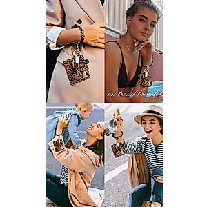 BVGA Wristlet Keychain Bracelet Wallet, Silicone Bead keyring Bangle for Women