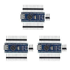 HiLetgo 3pcs Nano 3.0 ATmega328P Type-C USB CH340 Controller Board Compatible to Arduino Nano CH340 USB Driver Nano V3.0 ATmega328