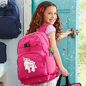 Let's Make Memories Pink Graphic Backpack- Personalized Back to School- Unicorn