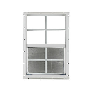 Shed Windows and More 12 X 18 Playhouse Window White Flush, Chicken Coop Window, Shed Window