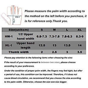 ROVOS Cycling Gloves Mountain Bike Gloves Biking Gloves for Men/Women 5MM Shock Absorbing Pads Half Finger Sports Bicycle Gloves-for Workout Motorcycle Gym Training Outdoor