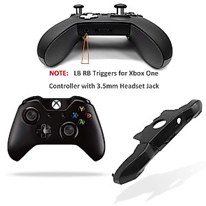 Quartet trade Controller Repair Parts for Xbox One Elite Controller Replacement Buttons + Bumpers Middle pad + T8 T6 Screwdriver 2pack