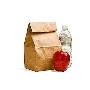 Green Direct Perfect Durable Brown Paper Lunch Bags Size Large for All Ages Pack of 100