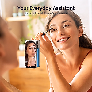 Klearlook Silicone Suction Cup Phone Case Mount Double Sided, Sticky Phone Grip with Higher Suction Power for Cell Phone, Hands-Free Phone Accessories Holder for Selfies and Videos, Transparent