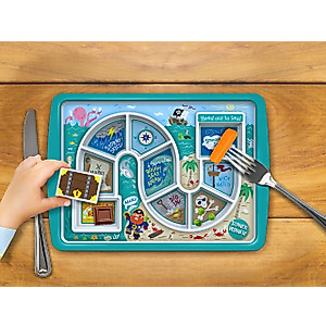 Genuine Fred DINNER WINNER Kids' Dinner Tray, Pirate