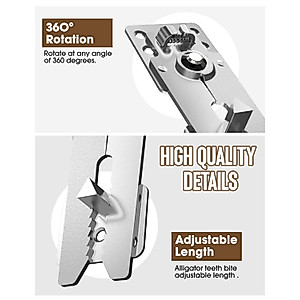 Sectional Couch Connectors,Couch Connections for Sectionals,Sofa Connector Bracket with 16 Screws, Suitable for Loveseat(Sofa Alligator Clips 2 Pairs)