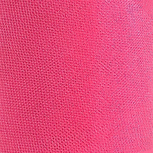 Expo International Shiny 6-Inch Tulle Spool, 25-Yard, Neon Pink