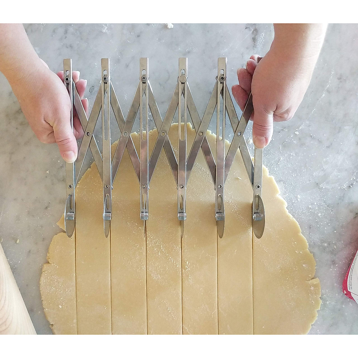 Ateco 5 Wheel Stainless Steel Cutter, 2 1/8 Inch Wheels