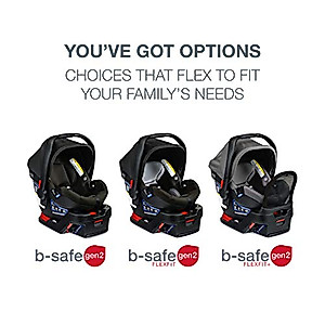 Britax B-Safe Gen2 FlexFit Infant Car Seat, StayClean - Stain, Moisure & Odor Resistant Fabric