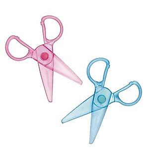 Colorations Plastic"Won't Cut Hair" Scissors - Set of 12