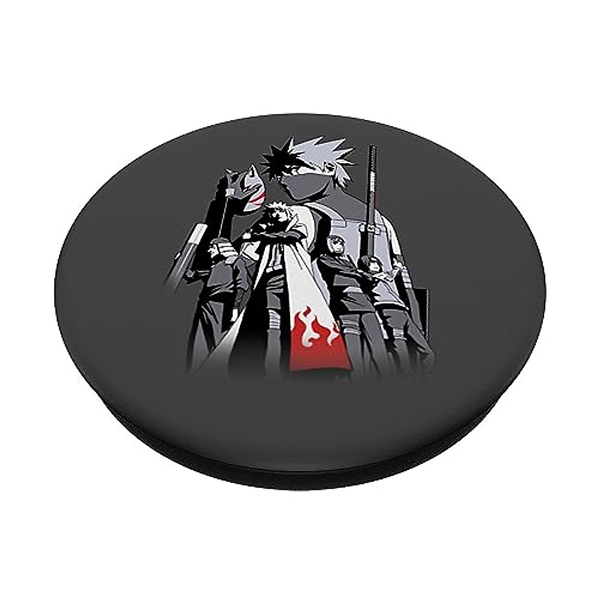 Naruto Shippuden Anime with Kakashi Hatake and Team 7 PopSockets Standard PopGrip