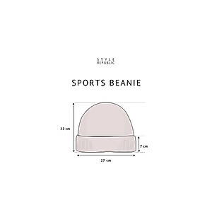 Style Republic Women’s Ribbed Cuff Beanie, 100% Cashmere, Soft & Stretchy with Ribbed Edge, Warm Hat for Winter (Nougat)