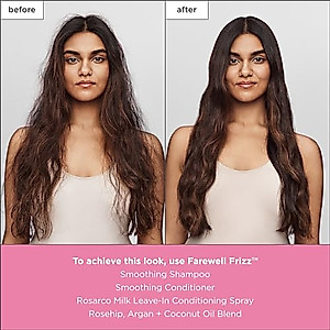 Briogeo Farewell Frizz Smoothing Shampoo, Tame Frizz and Restore Shine to Dull, Dry Hair, Nourishes and Smooths, Argan Oil for Shine, Vegan, Cruelty-Free, 8 fl oz