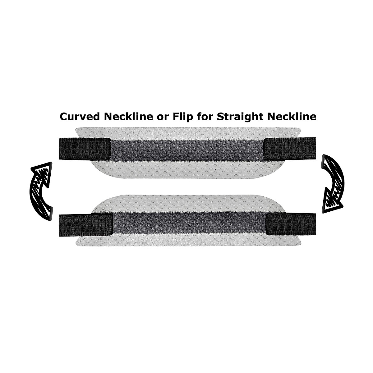 Quality Time Neck Hair Line, 2 Neckline Templates for Shaving and Keeping a Clean and Nice Neck Hairline: Stencils/Guards/Guides for Neckline Haircut, Do-it-Yourself