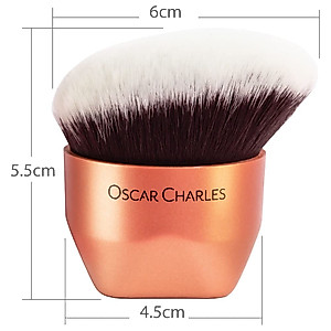 Oscar Charles Flawless makeup brush, Large Bronzer Brush, Foundation brush, Body Make up Brush