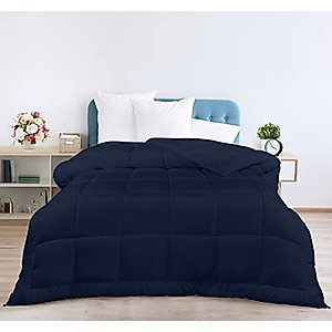 Utopia Bedding All Season Down Alternative Quilted Twin/Twin XL Comforter - Duvet Insert with Corner Tabs- Machine Washable – Bed Comforter - Navy