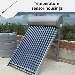 CAZSTYK Thermowell 300mm Immersions Sleeves, Stainless Steels Divings Sleeve, 1/2 Thread