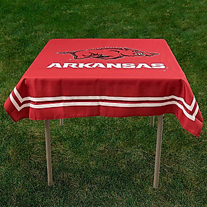 College Flags & Banners Co. Arkansas Logo Tablecloth or Table Overlay