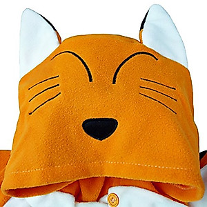 WOTOGOLD Animal Cosplay Costume Fox Unisex Adult Pajamas Dark ,Large,Dark Yellow Fox